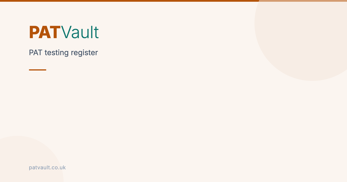 PAT Testing Labels and Stickers: What the Colours Mean | PATvault